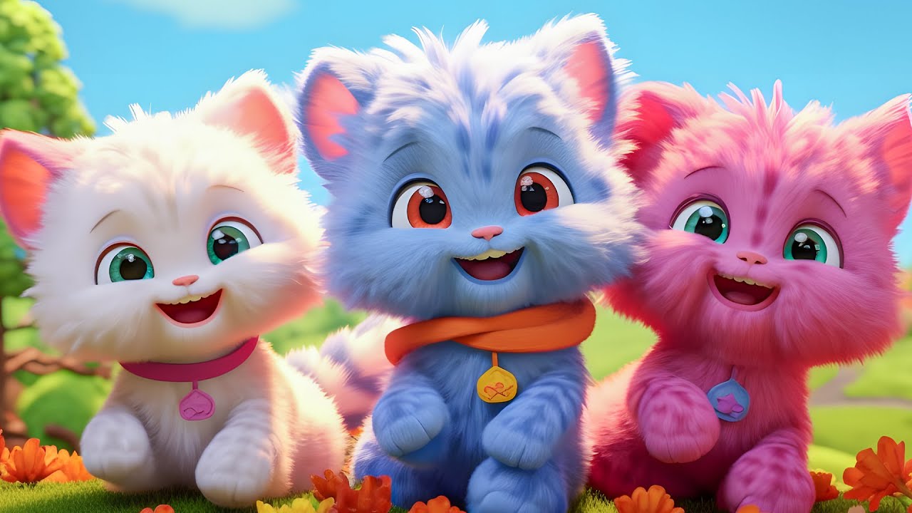 Join the Kitten Crew BabyShark Song - Nursery Rhymes for Kids - Baby ...