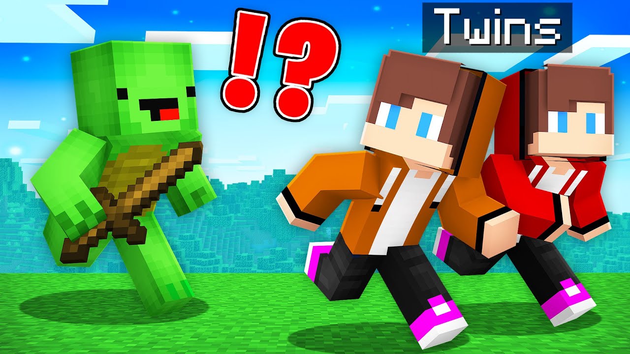 TWINS Speedrunner vs Hunter : JJ vs Mikey in Minecraft Maizen! - YouTube
