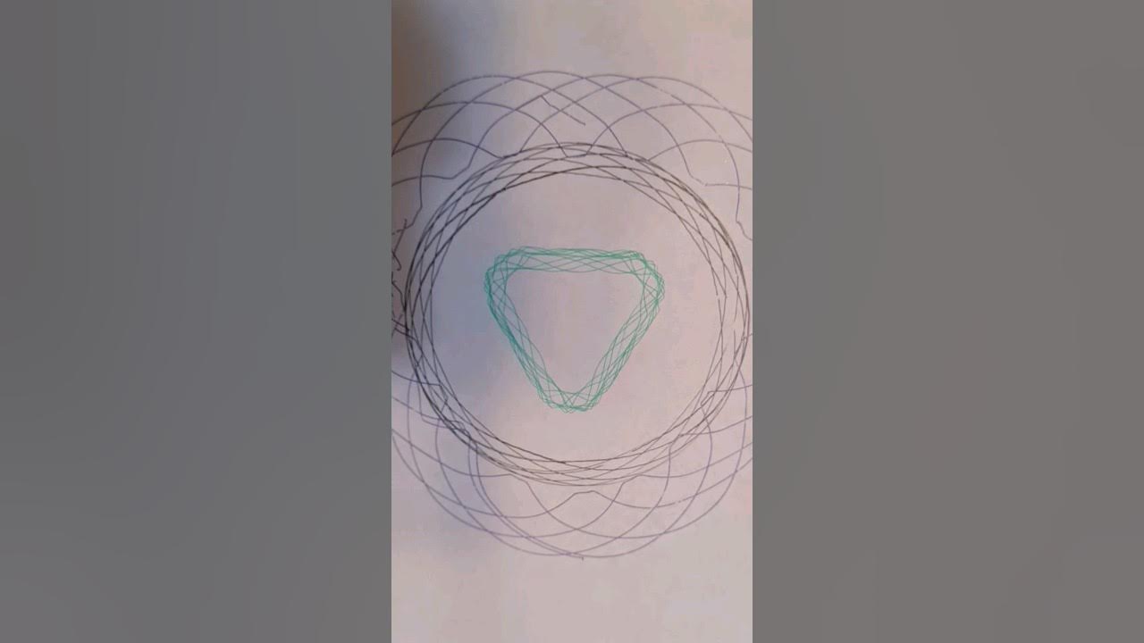 Spirograph with complex gears overlayed #art #spirograph #colors Turning Triangle - YouTube