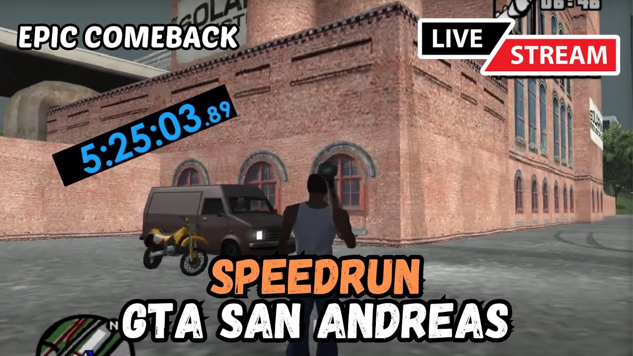 Live Rekor Speedrun GTA San Andreas | Speedrun Indonesia # ...
