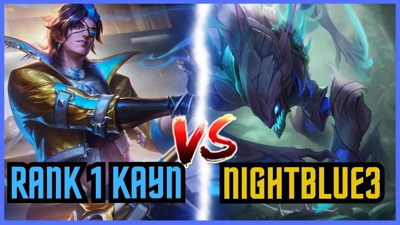 Rank 1 Kayn VS Nightblue3 l ULTIMATE SHOWDOWN! - YouTube