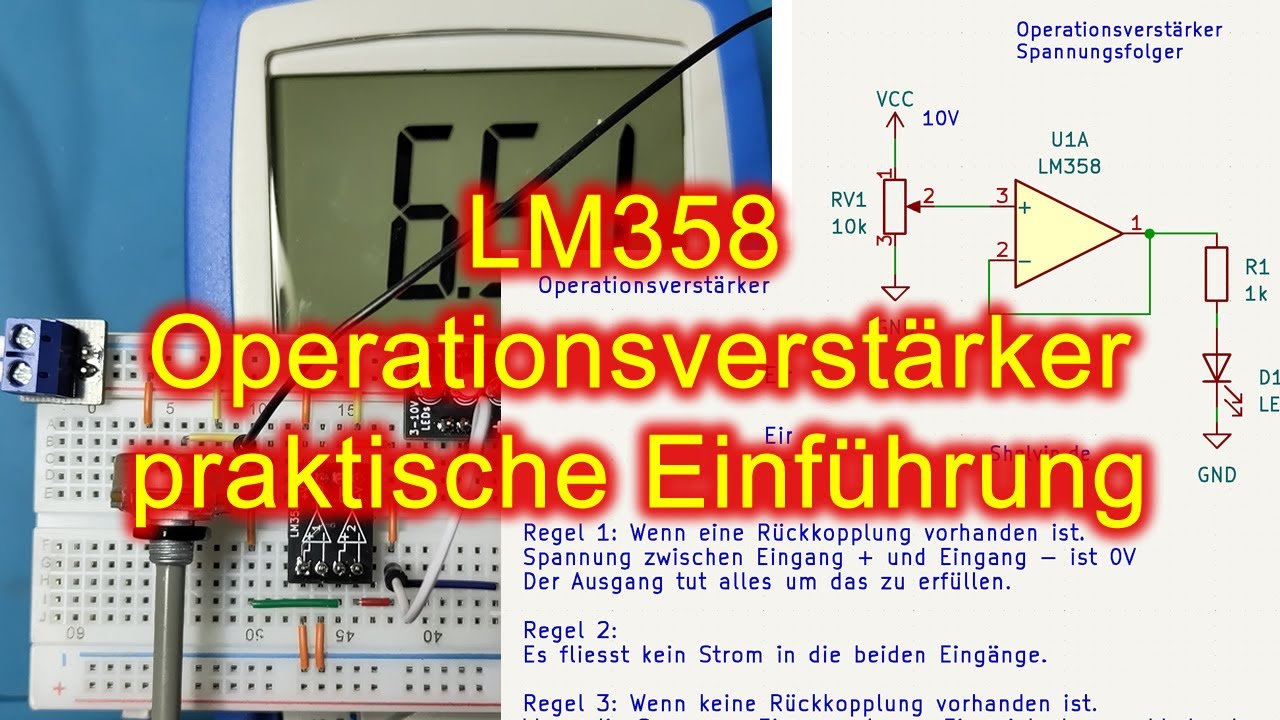 Wie funktioniert ein Operationsverstärker ? Eine Einführung in den ...