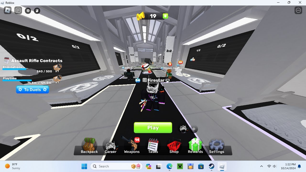 Roblox rivals 1v1 - YouTube