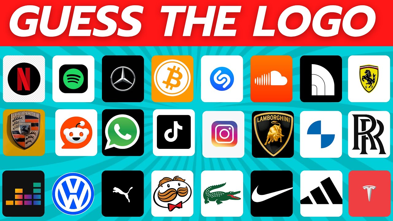 Guess the Logo by Symbol Only 🔥 | Can You Name These 30 Famous Brands ...