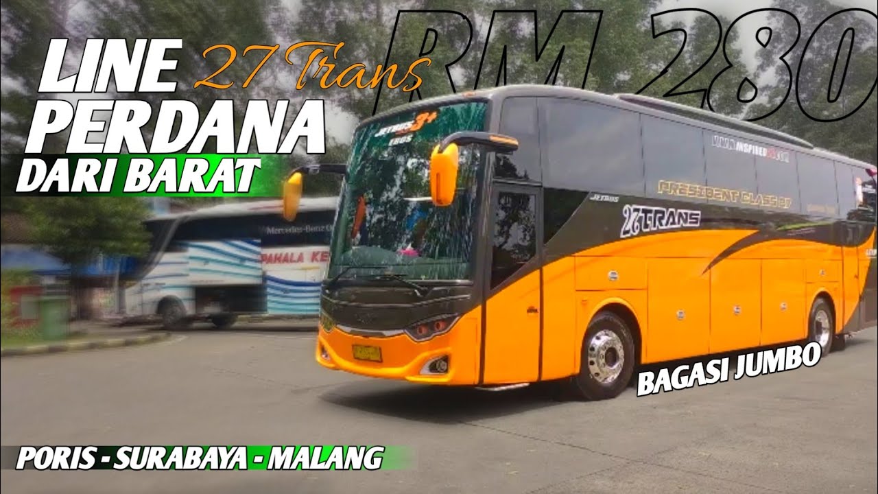 BAGASI JUMBO MUAT PAKET LEBIH BANYAK⁉️BUS PO 27 TRANS TERBARU HINO RM ...