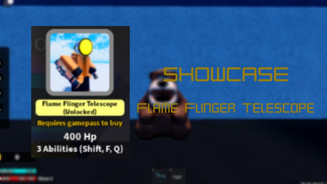 Showcase Flame Flinger Telescope | Super Box Siege Defense - YouTube