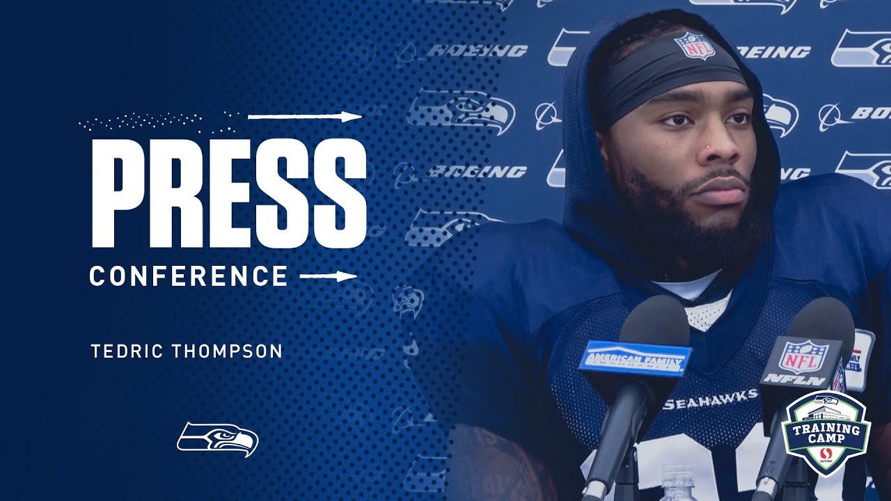 Seahawks Safety Tedric Thompson Training Camp Day 12 Press Conference ...