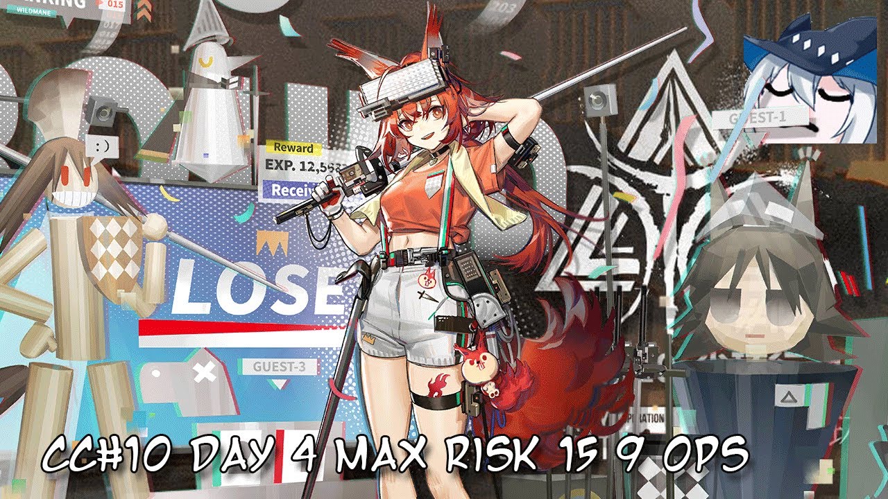 [Arknights] CC#10 Day 4: Grand Knight Territory Bar Max Risk 15 9 Ops ...