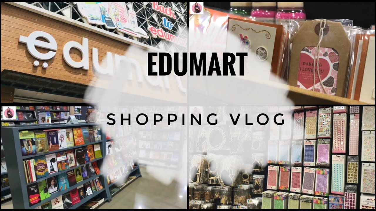 Edumart shopping vlog| craft items books sports items fancy under one ...