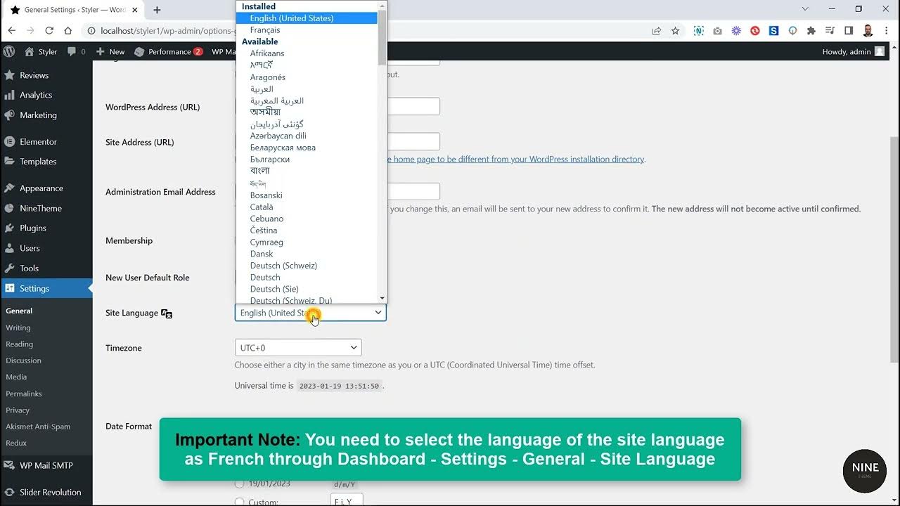 How To Translate Styler WordPress Theme Using Loco Translate - YouTube