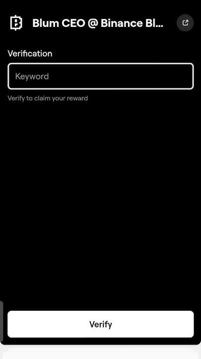 Blum CEO @ Binance Blockchain ! Blum Video Code ! Blum Code - YouTube