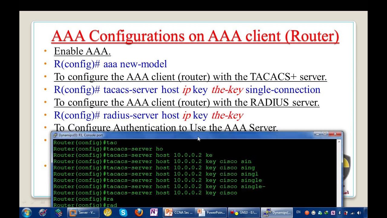 11- CCNA Security 640-554 Chapter3_AAA part2 - YouTube