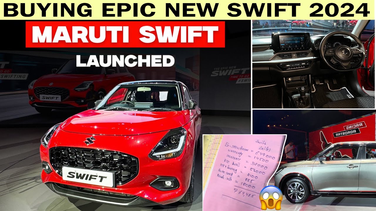 Going To Book EPIC NEW SWIFT 2024🔥 Fully Excited 😱 New Swift 2024 ...