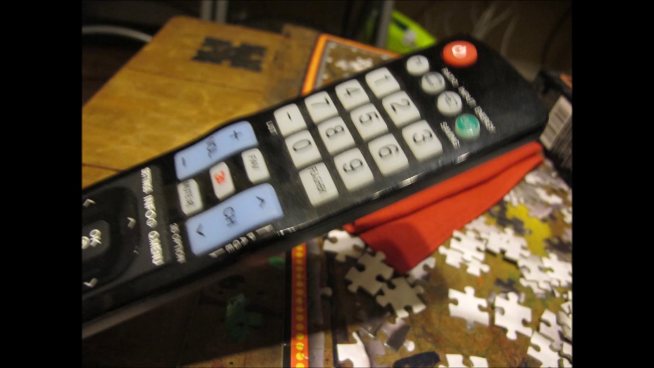 TV Remote Falling - YouTube