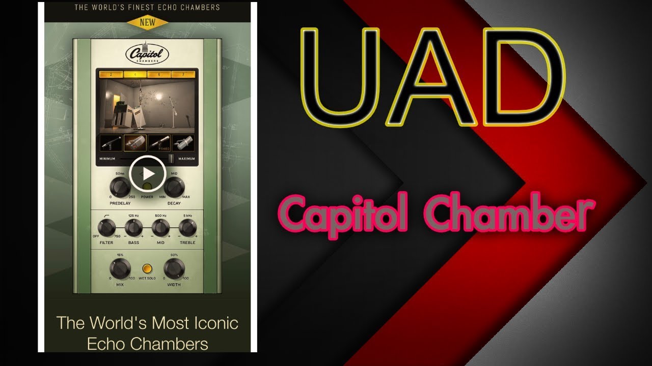 UAD capitol chambers 플러그인 리뷰 - YouTube