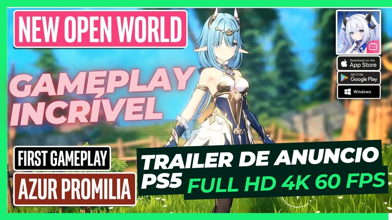 Azur Promilia Trailer de Anuncio e GAMEPLAY DESSA PROMESSA PRA PS5 4k ...