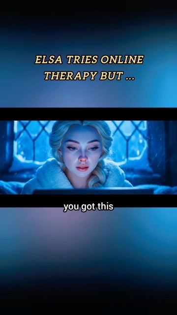 Elsa Tries Online Therapy But.. - YouTube
