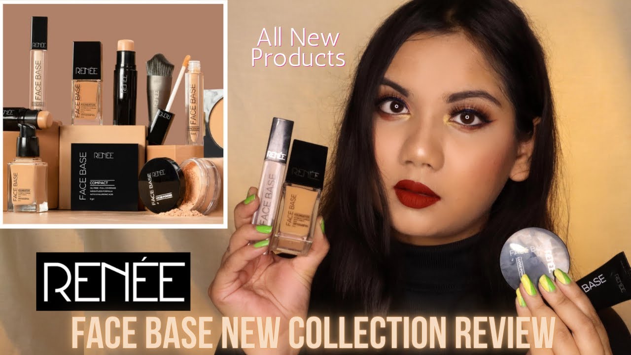 Renee Face Base Range Review || Trying All New Products *New Launch ...