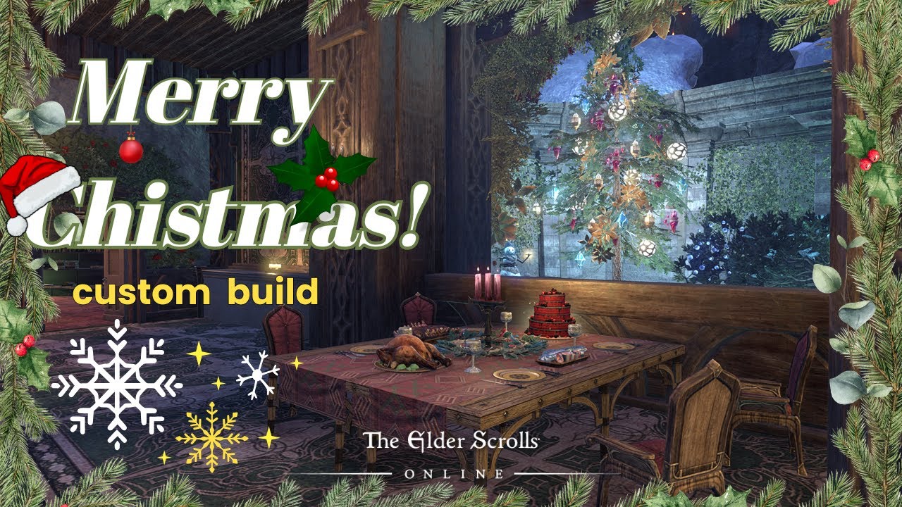 ESO housing - custom built Christmas house in Mournoth Keep - YouTube