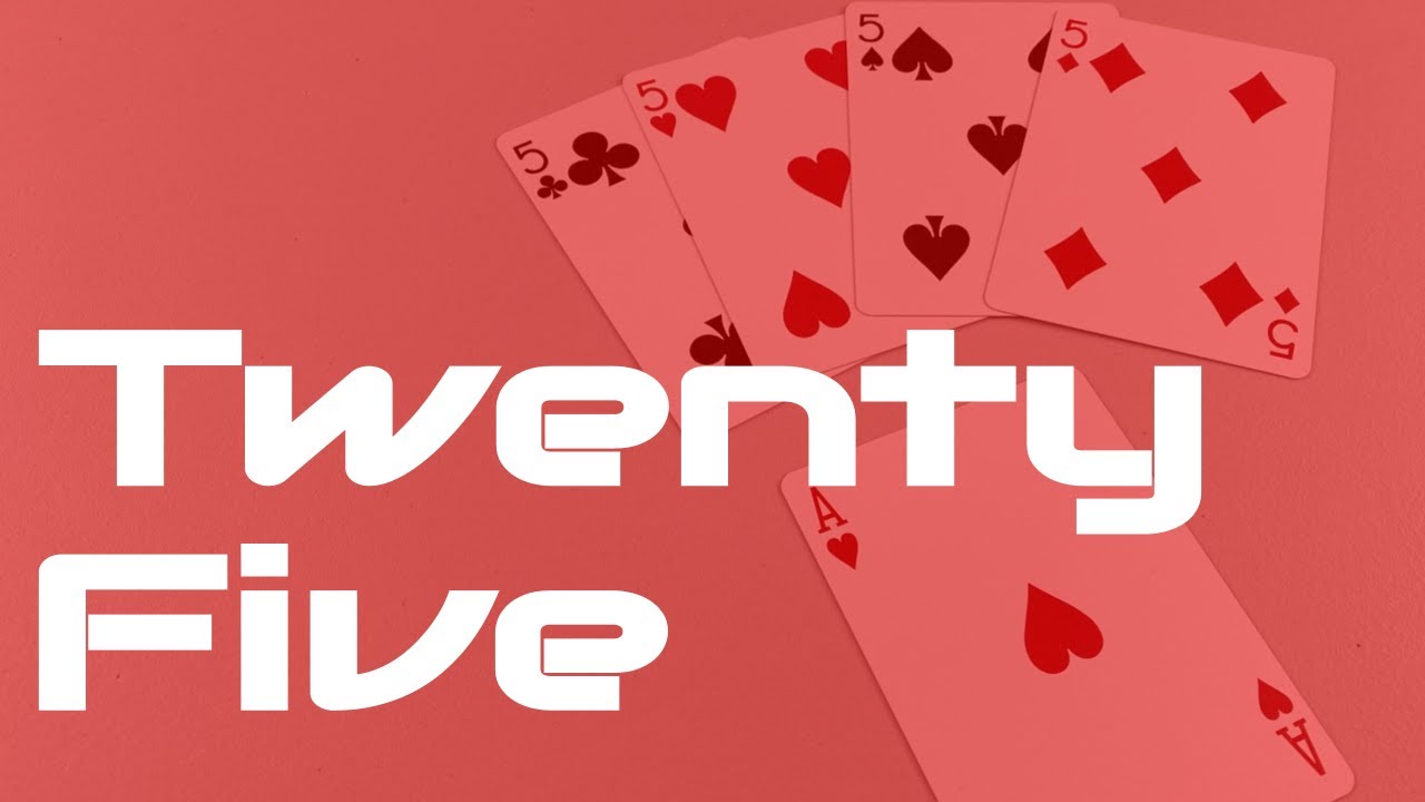 How to Play Twenty Five | an Irish trick taking card game - YouTube