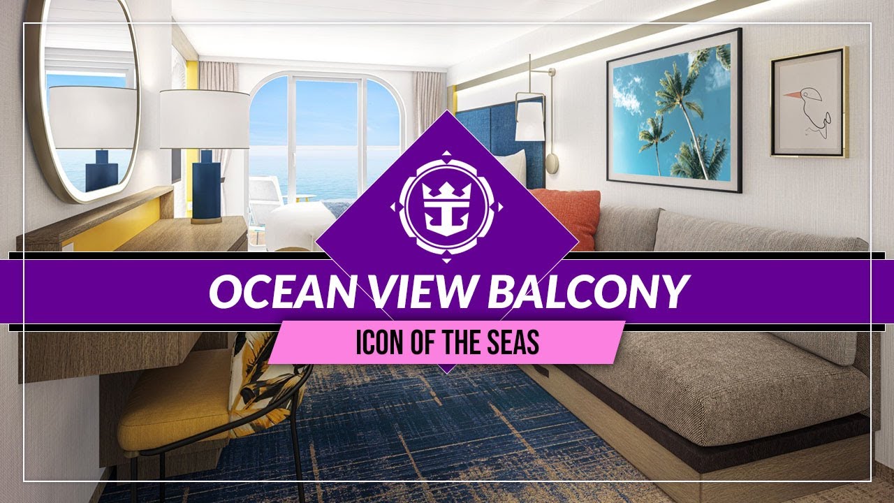 Icon of the Seas | Ocean View Balcony (D1-D5): Cabin Tour - YouTube
