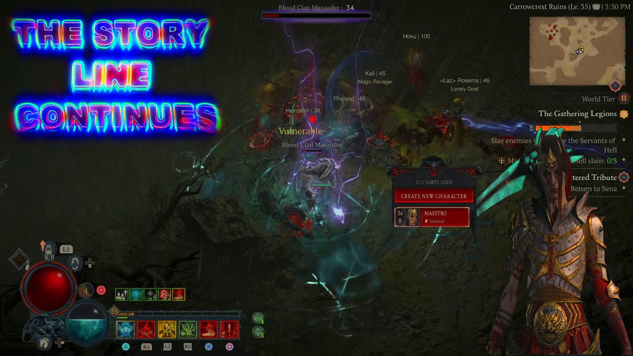 Diablo IV Story Line Game Play part 12 - YouTube