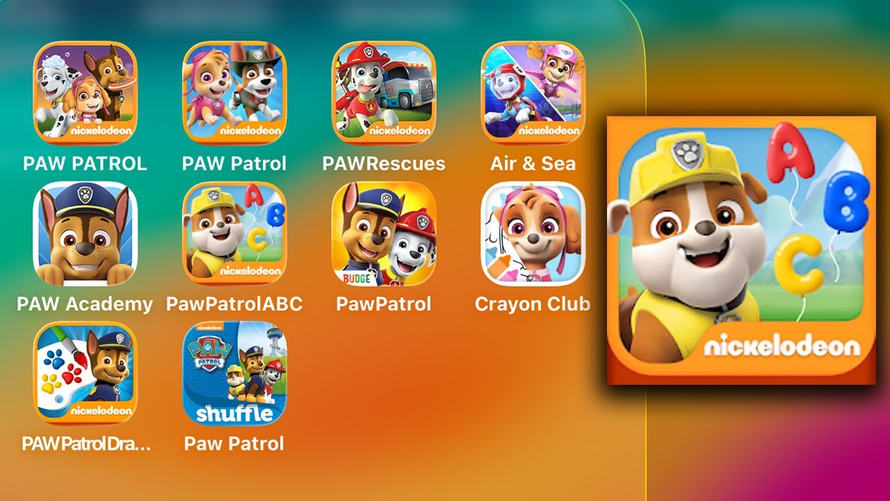 PAW Patrol: Alphabet Learning - Game for iOS/iPadOS,Android - Gameplay ...