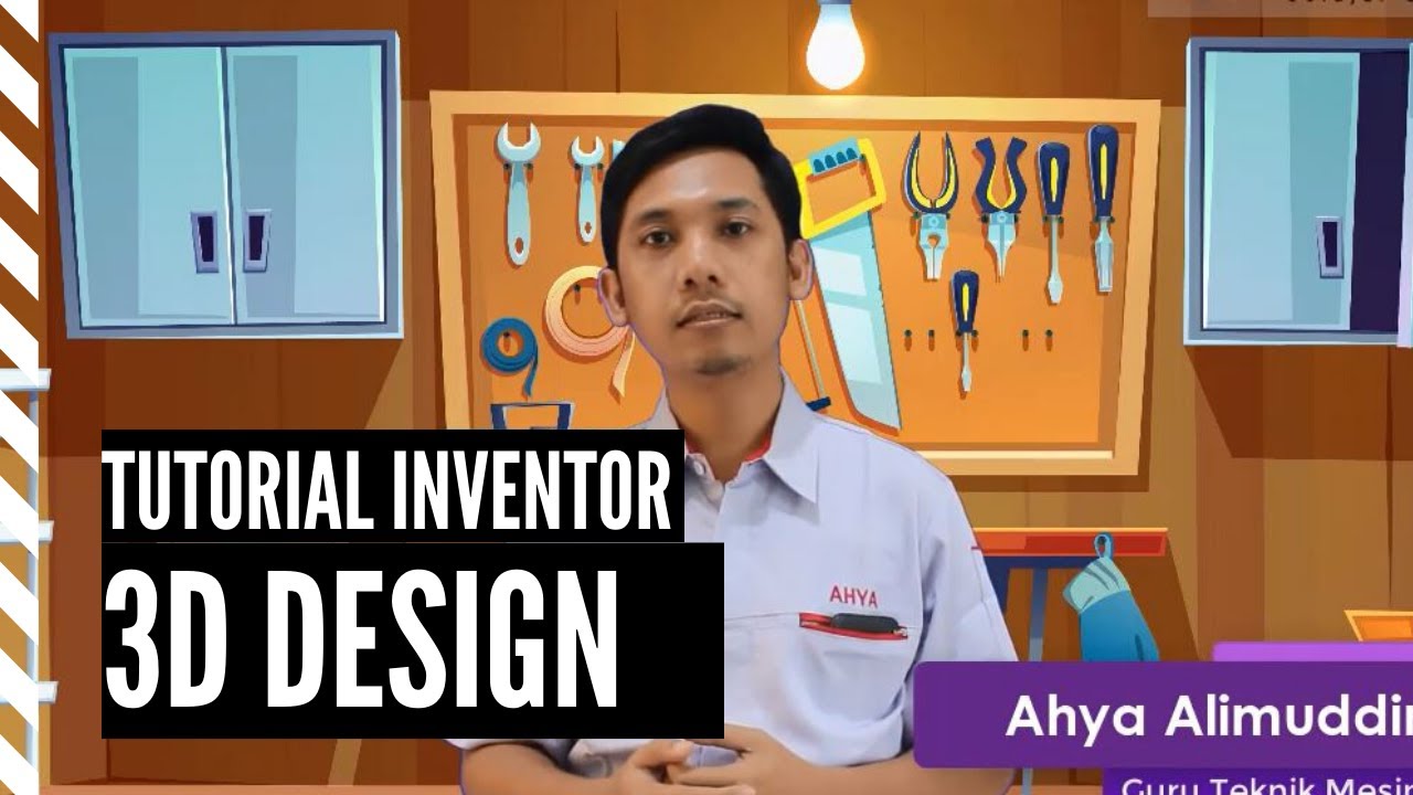 Inventor Tutorial - How to make a 3D Design in a Belt Drive Job - YouTube