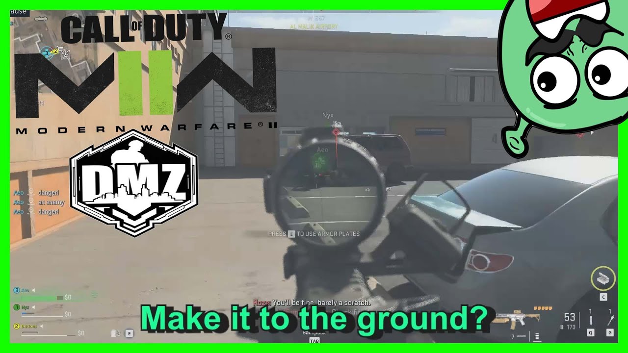 MW2 DMZ CANSUR SESSIONS PERO HE MADE IT TO THE GROUND - YouTube