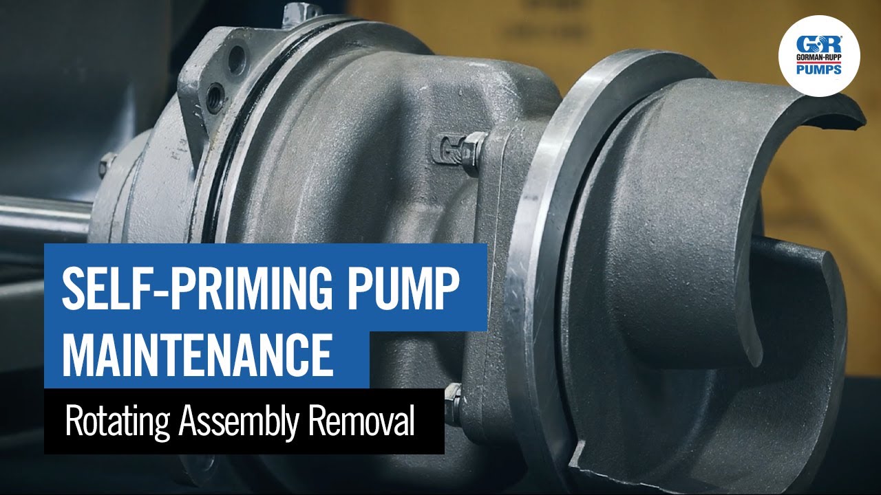 Self-Priming Pump Maintenance | Rotating Assembly Removal - YouTube