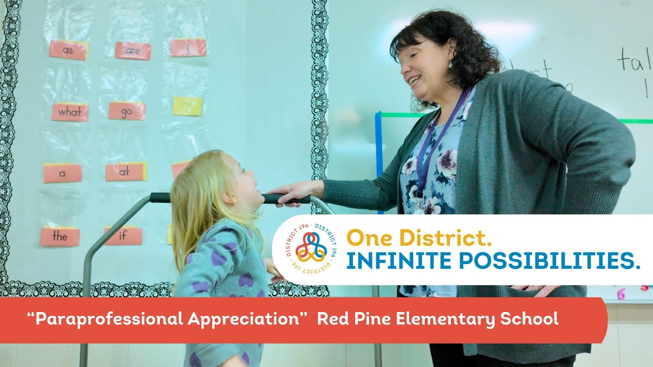 Red Pine Elementary "Paraprofessional Appreciation" - YouTube