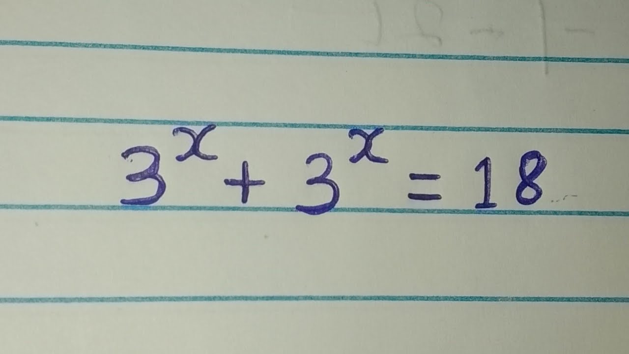 Exponential Equation | African University Test | Olympiad Mathematics ...