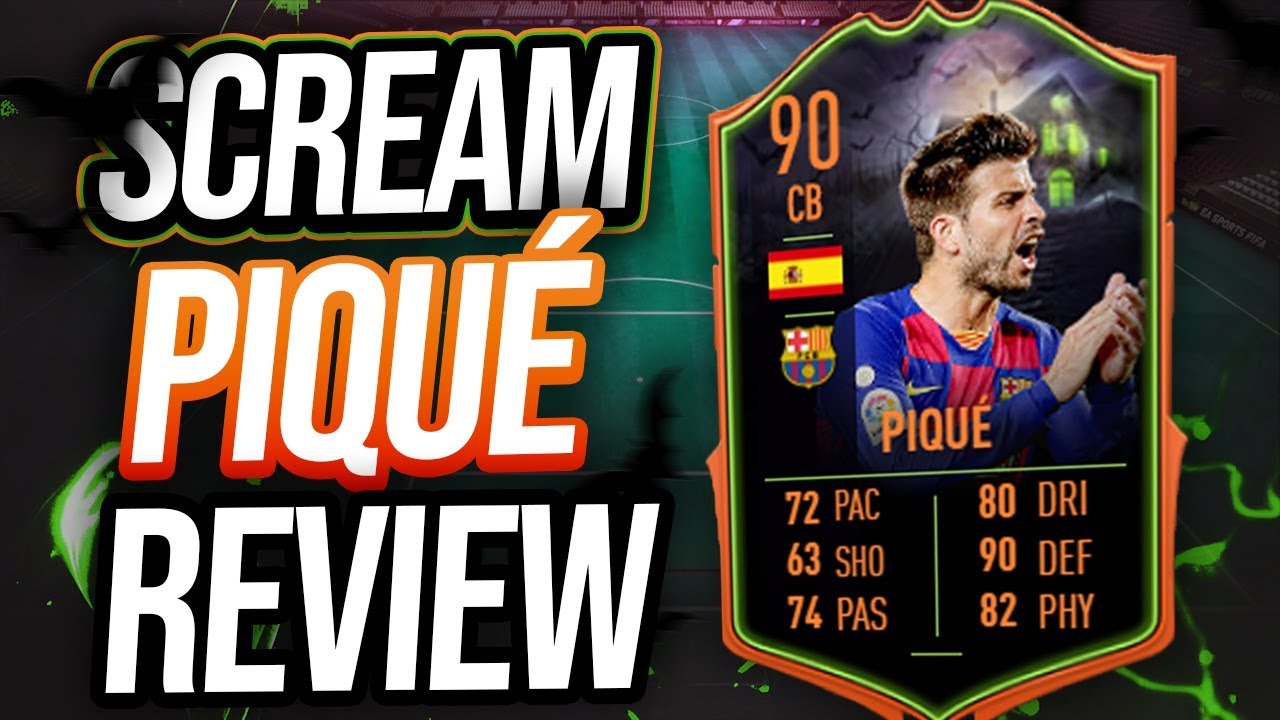 90 SCREAM PIQUE PLAYER REVIEW! - FIFA 20 Ultimate Team - YouTube