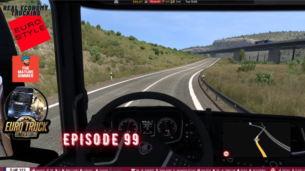 TREKKING OVER TO BARCELONA | Euro Truck Simulator 2 Let's Play ...