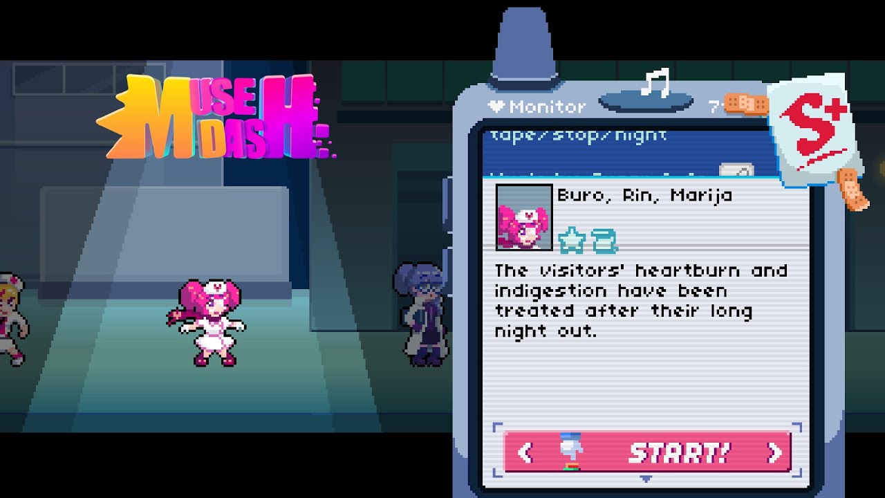 【Muse Dash x Rhythm Doctor】MD-2 tape/stop/night S+ /【節奏醫生合作關卡】MD-2 tape ...