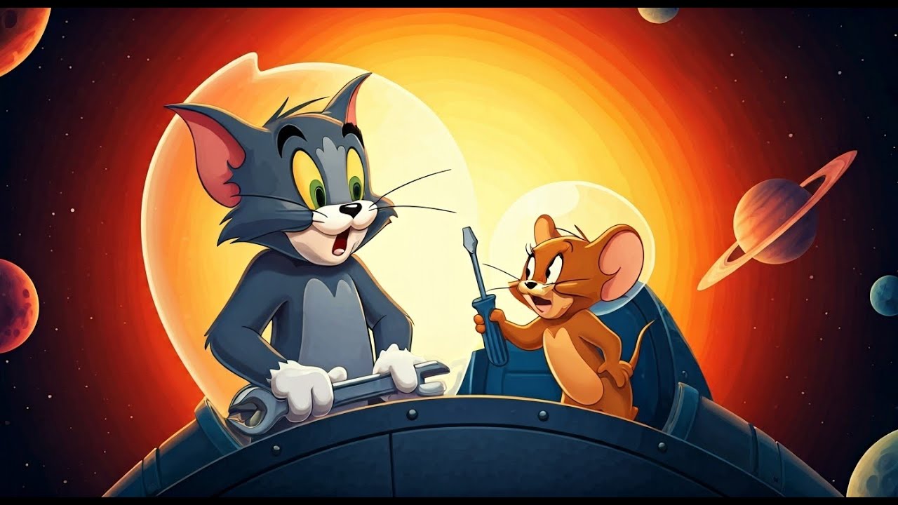 Cosmic Chaos Tom and Jerry's Space Race - YouTube