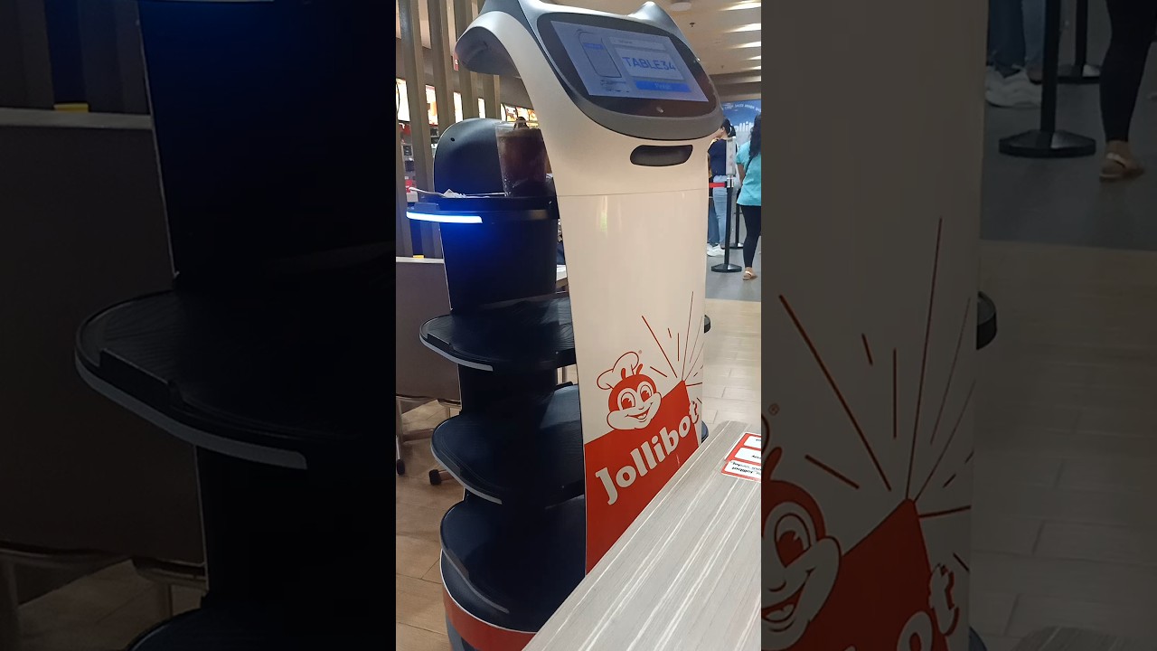 automatic deliver food Jollibee😋 - YouTube