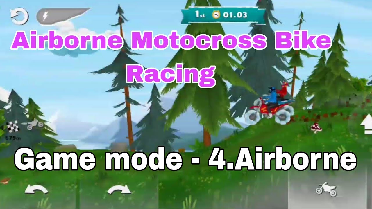 Airborne motocross, Bike racing game and MODE 4.Airborne play level - 5 ...