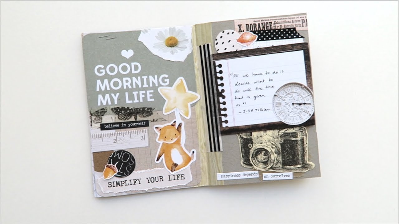 Junk Journal With Me Ep2 Journaling Process Video Daughter Memory