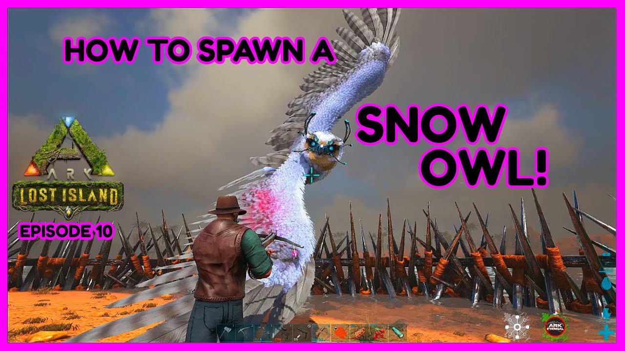 Ark: How To Spawn Dinos - The Snow Owl EP. 10 | Ark Dino Spawns - YouTube