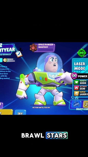 NOVO BRAWLER BUZZ LIGHTYEAR No Brawl Stars 🍕 #brawlstars #toystory # ...