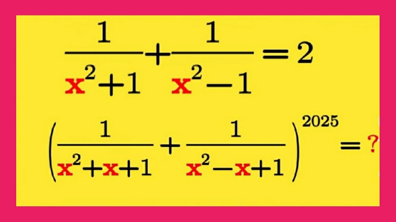 Maths Olympiad | A Tricky Maths Olympiad Question | How To Solve This ...