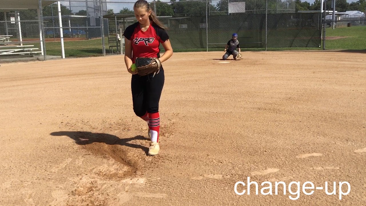 Casey Cousino- RHP/1B softball skill video - YouTube