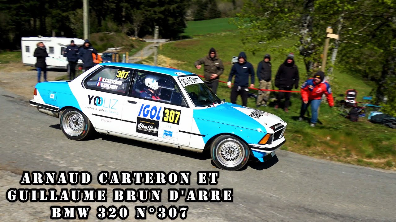 Rallye Rhône Charbonnières 2024 - BMW 320 N°307 - Arnaud CARTERON et ...