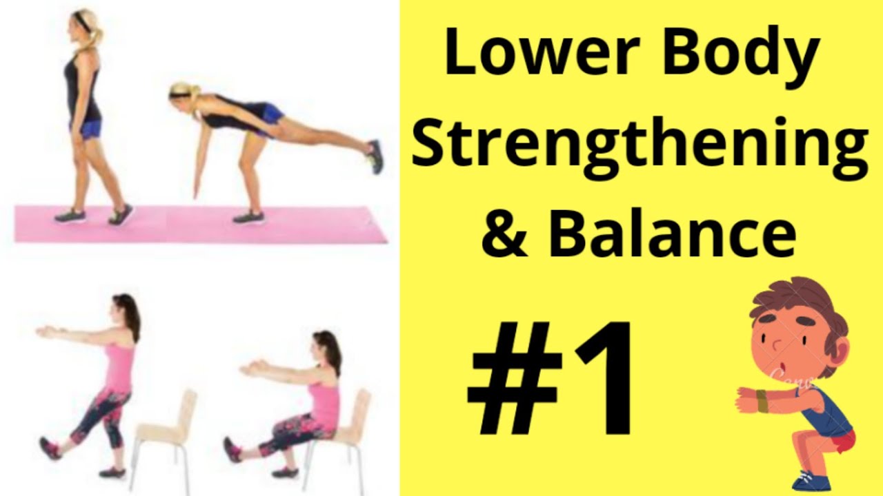 Lower Body Strengthening & Balance ( Beginner ) - Workout 1 - YouTube