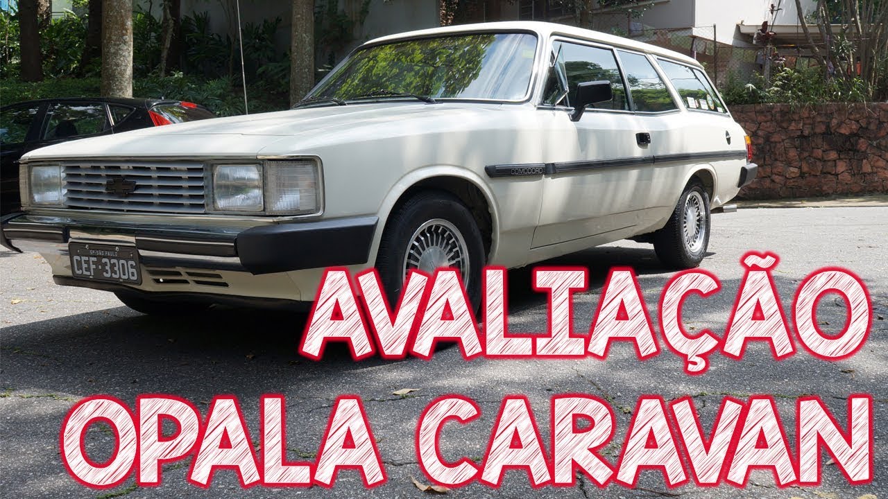 Avaliação Opala Caravan 1986 PLACA PRETA - um clássico da Chevrolet ...
