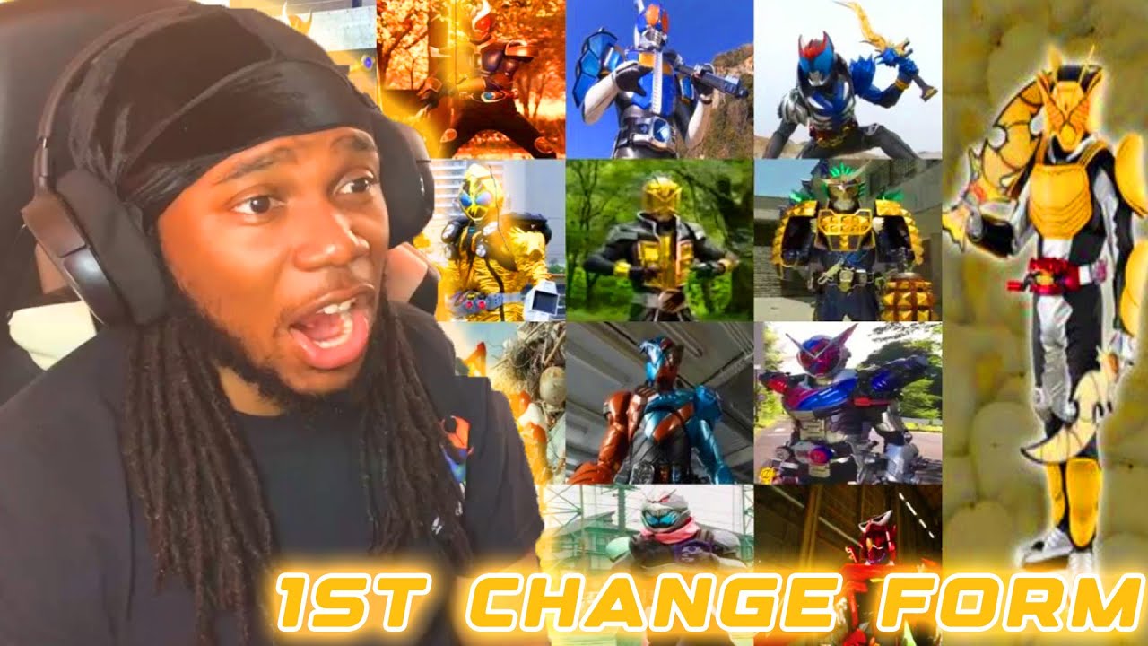 Kamen Rider: All Primary Riders 1st Form Change and Finisher | Black RX ...