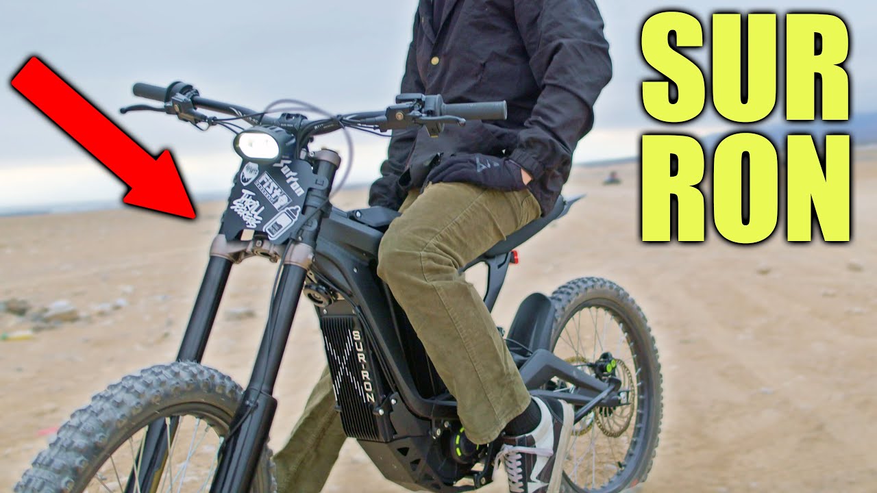 I Bought An E Bike Surron X First Ride Youtube