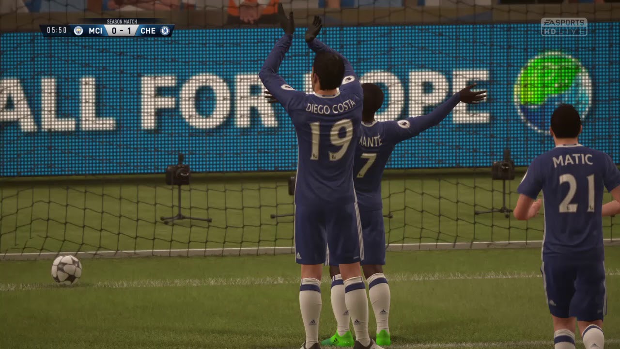 FIFA 17, great through ball to myself - YouTube