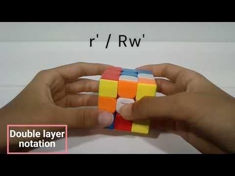 How to read cube notation (3 x 3) - YouTube